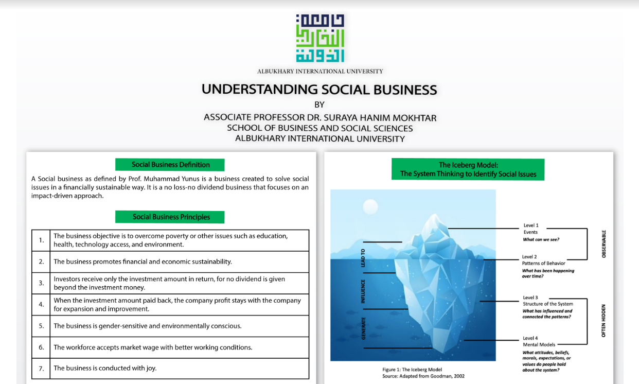 Social Business @AIU - Albukhary International University