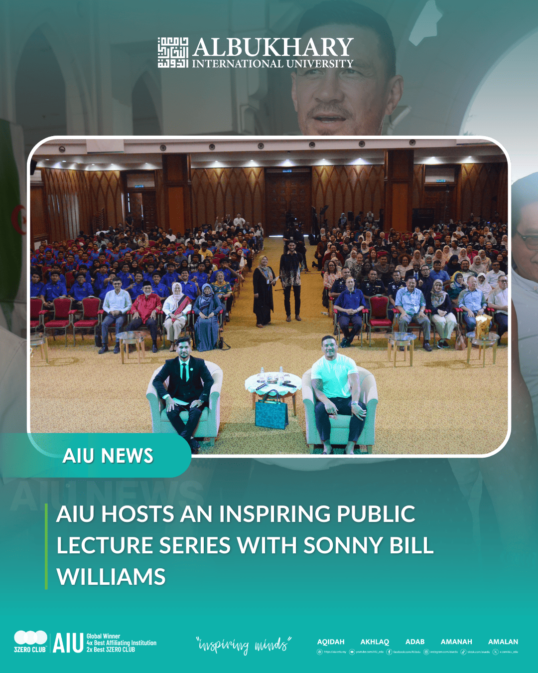 AIU Hosts an Inspiring Public Lecture Series with Sonny Bill Williams ...